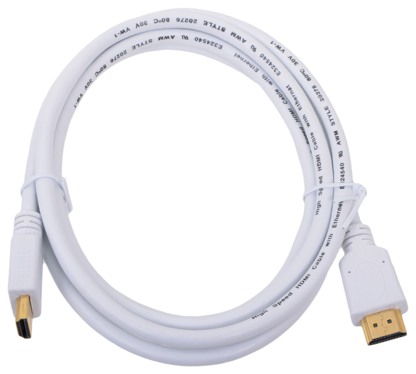 Кабель Gembird HDMI - HDMI, 1,8м White (CC-HDMI4-W-6)