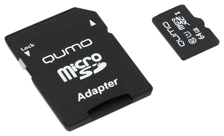 Карта памяти QUMO Micro SDXC QM64GMICSDXC10U1 64GB