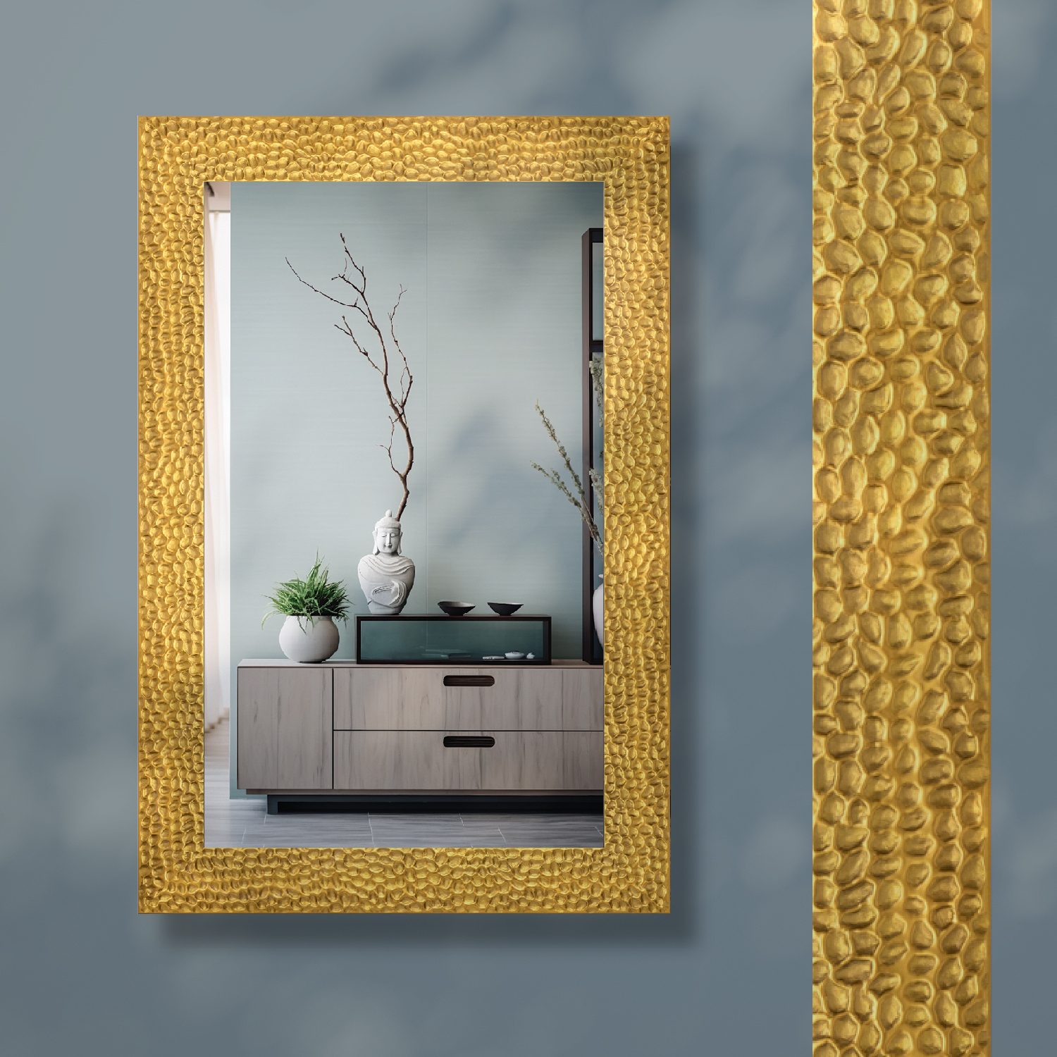 Зеркало настенное Alenkor Авила золото 40х60 см