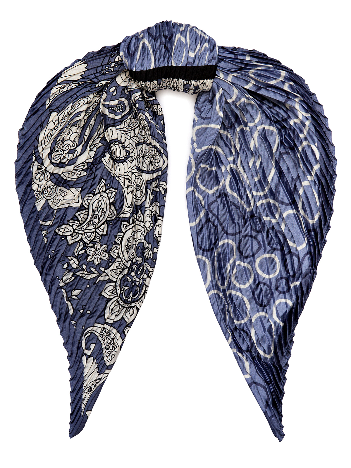 Платок женский Labbra LSZ34-817 голубой, 70х70 см