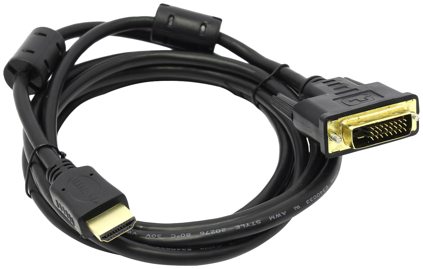 Кабель 5bites HDMI-DVI, M-M 2м Black (APC-073-020)