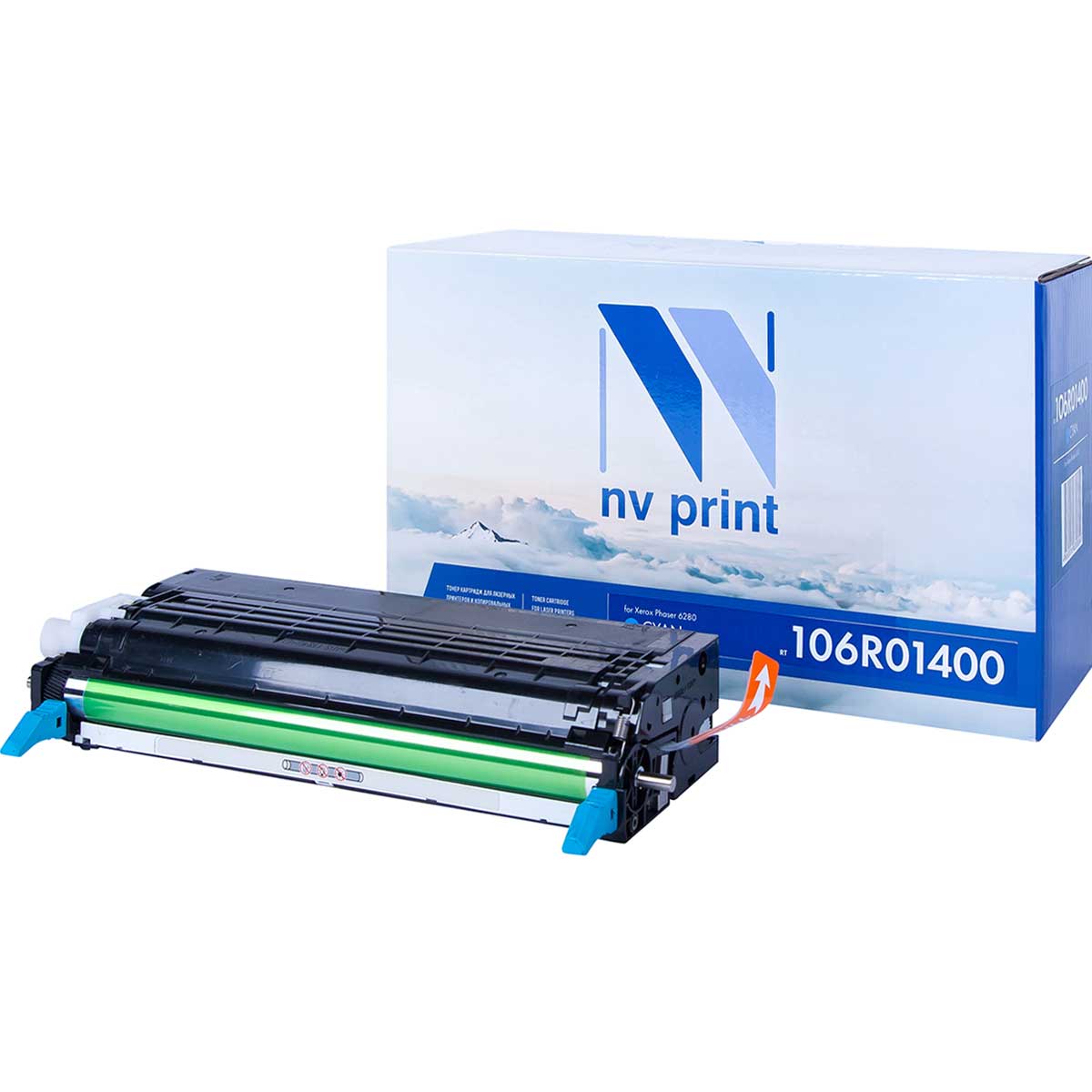 Картридж для лазерного принтера NV Print 106R01400C, Blue