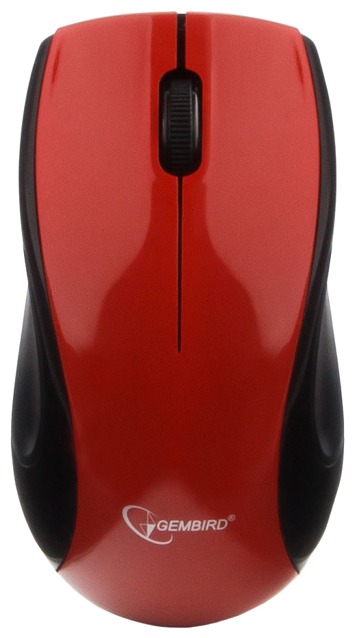 Беспроводная мышь Gembird MUSW-320-R Red/Black