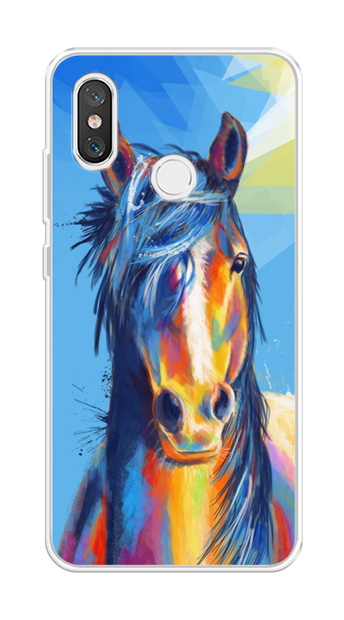 Чехол на Xiaomi Mi 8 "Лошадь арт 3"