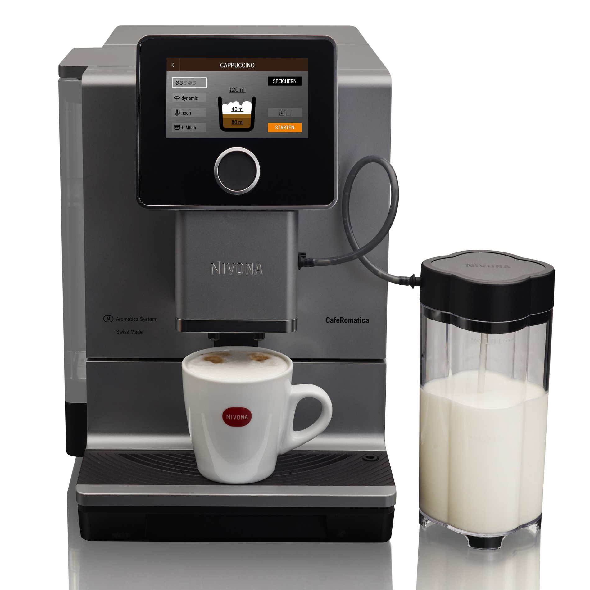 Кофемашина автоматическая Nivona CafeRomatica NICR 970 Titanium/Chrome