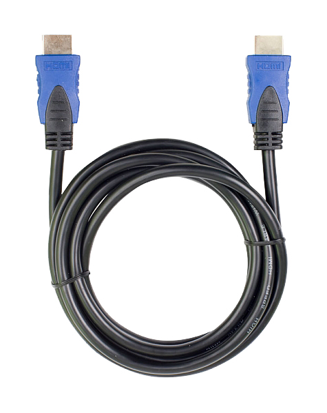 Кабель Ritmix HDMI - HDMI 1,8м Blue/Black (RCC-352)