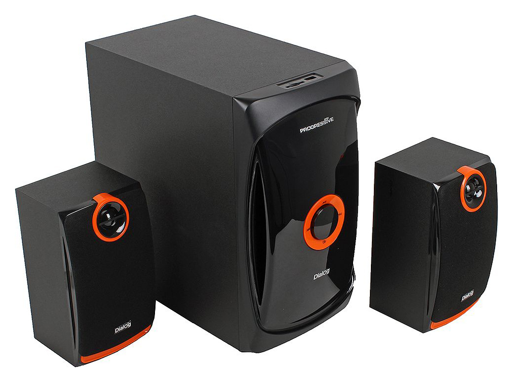 Колонки компьютерные Dialog Progressive AP-200 Black/Orange