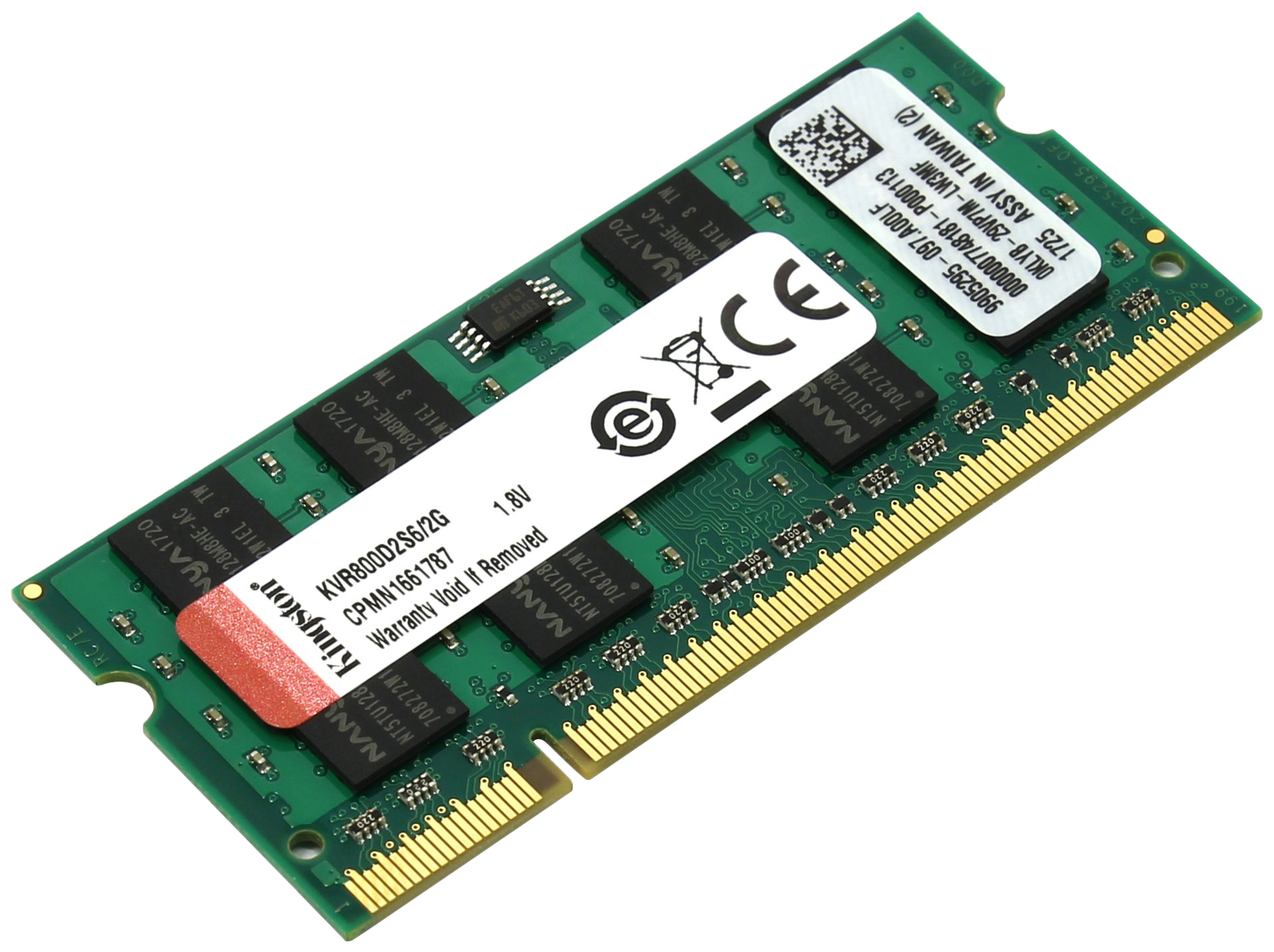 Оперативная память Kingston ValueRAM KVR800D2S6/2G