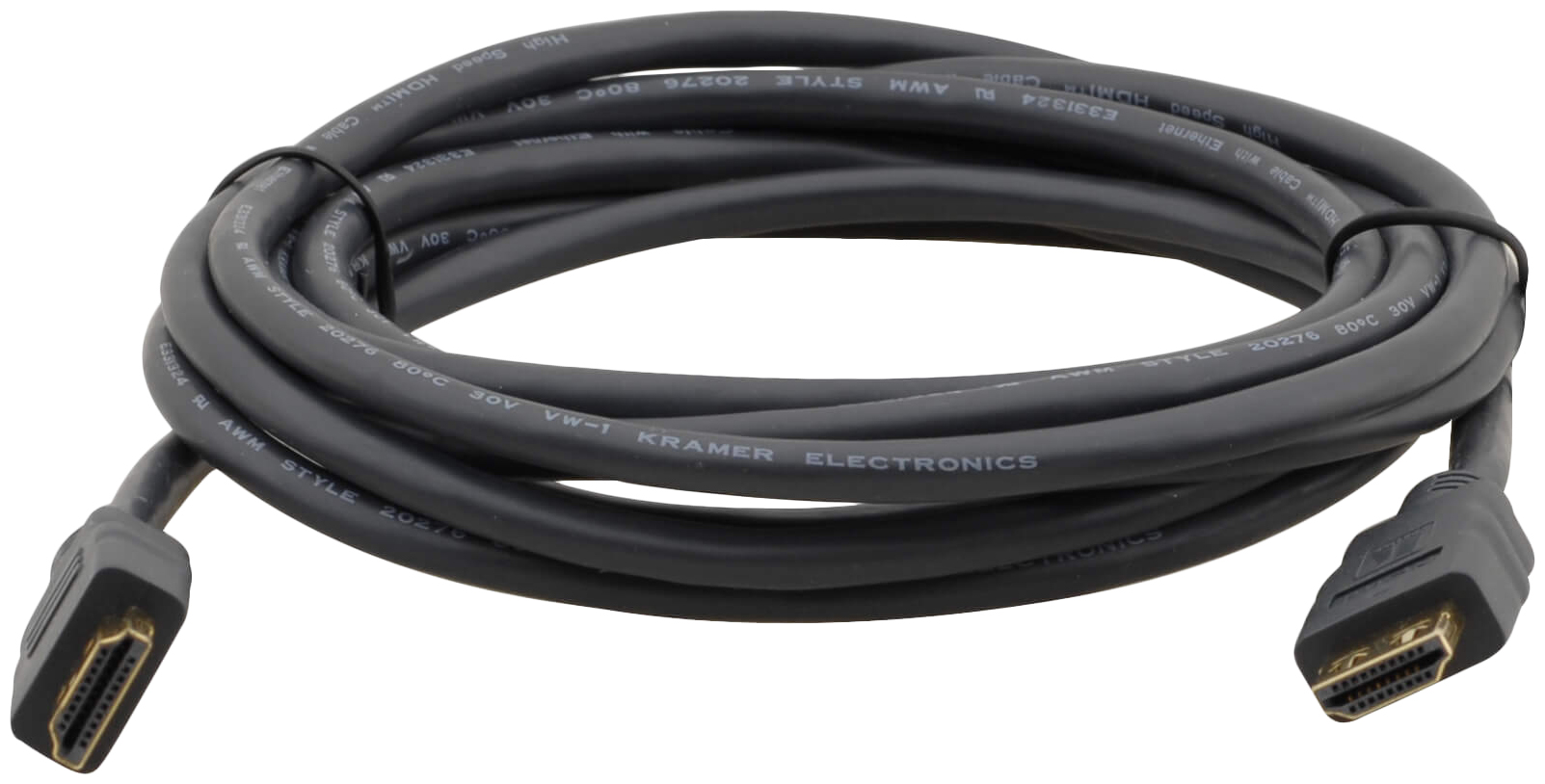 Кабель Kramer HDMI - HDMI 1,8м Black (C-MHM/MHM-6)
