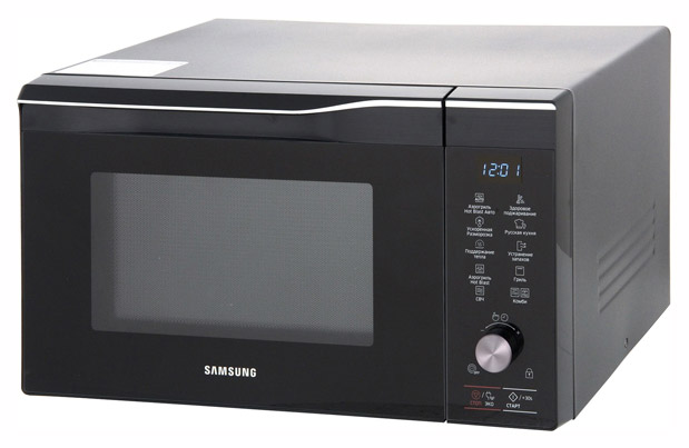 Микроволновая печь с грилем и конвекцией Samsung MC32K7055CK/BW black