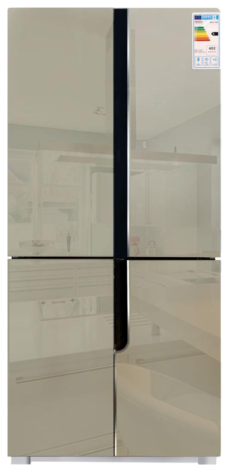 Холодильник Ginzzu NFK-500 бежевый