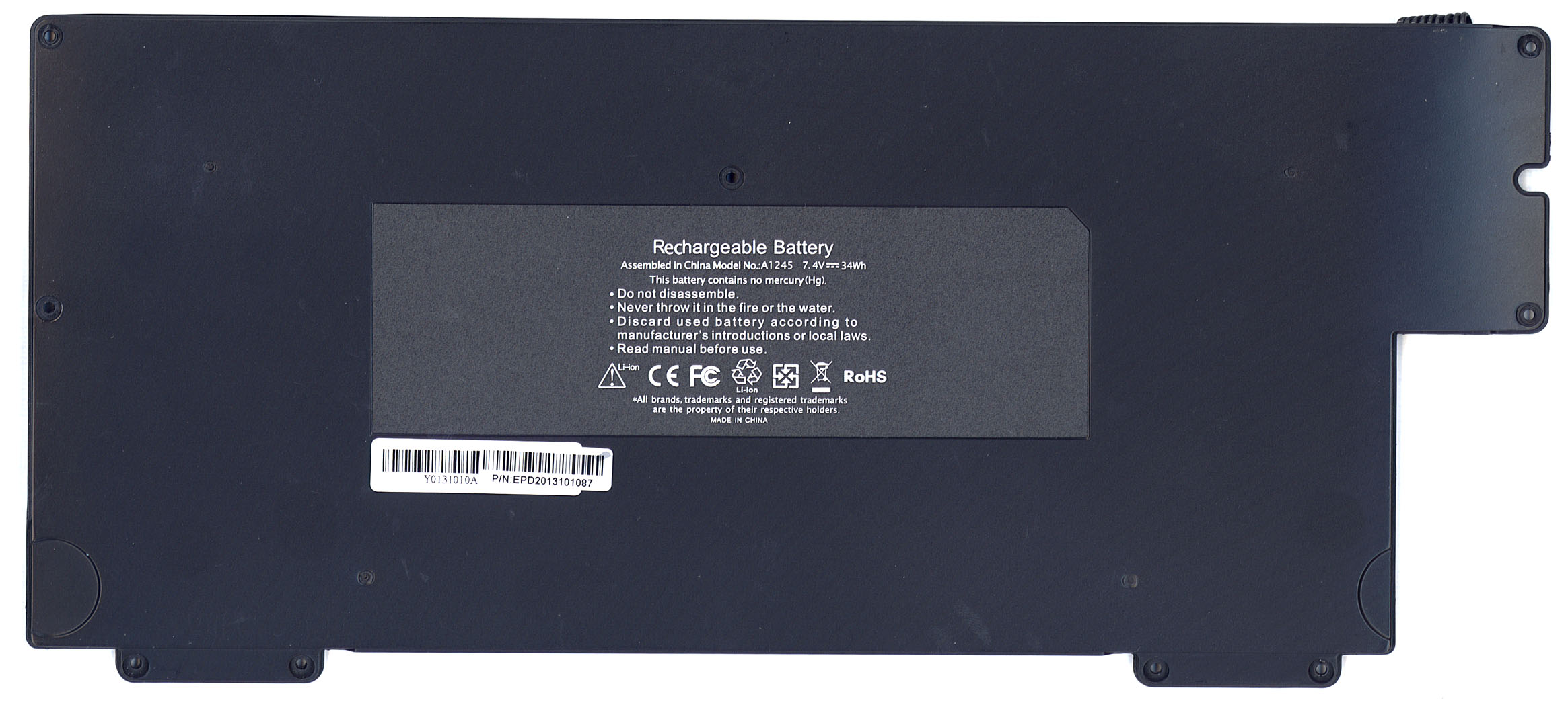 Аккумулятор для ноутбука Apple MacBook Air MB940LLA 13-inch A1245 7.4V 5200mAh