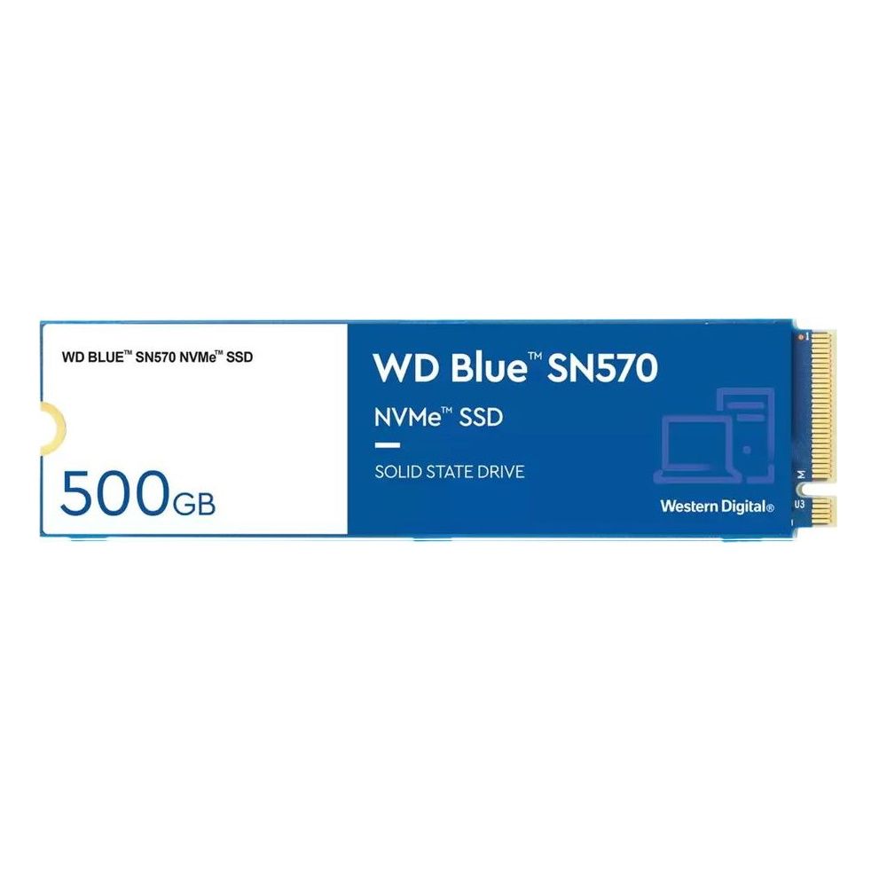 SSD накопитель WD Blue SN570 M.2 2280 500 ГБ WDS500G3B0C