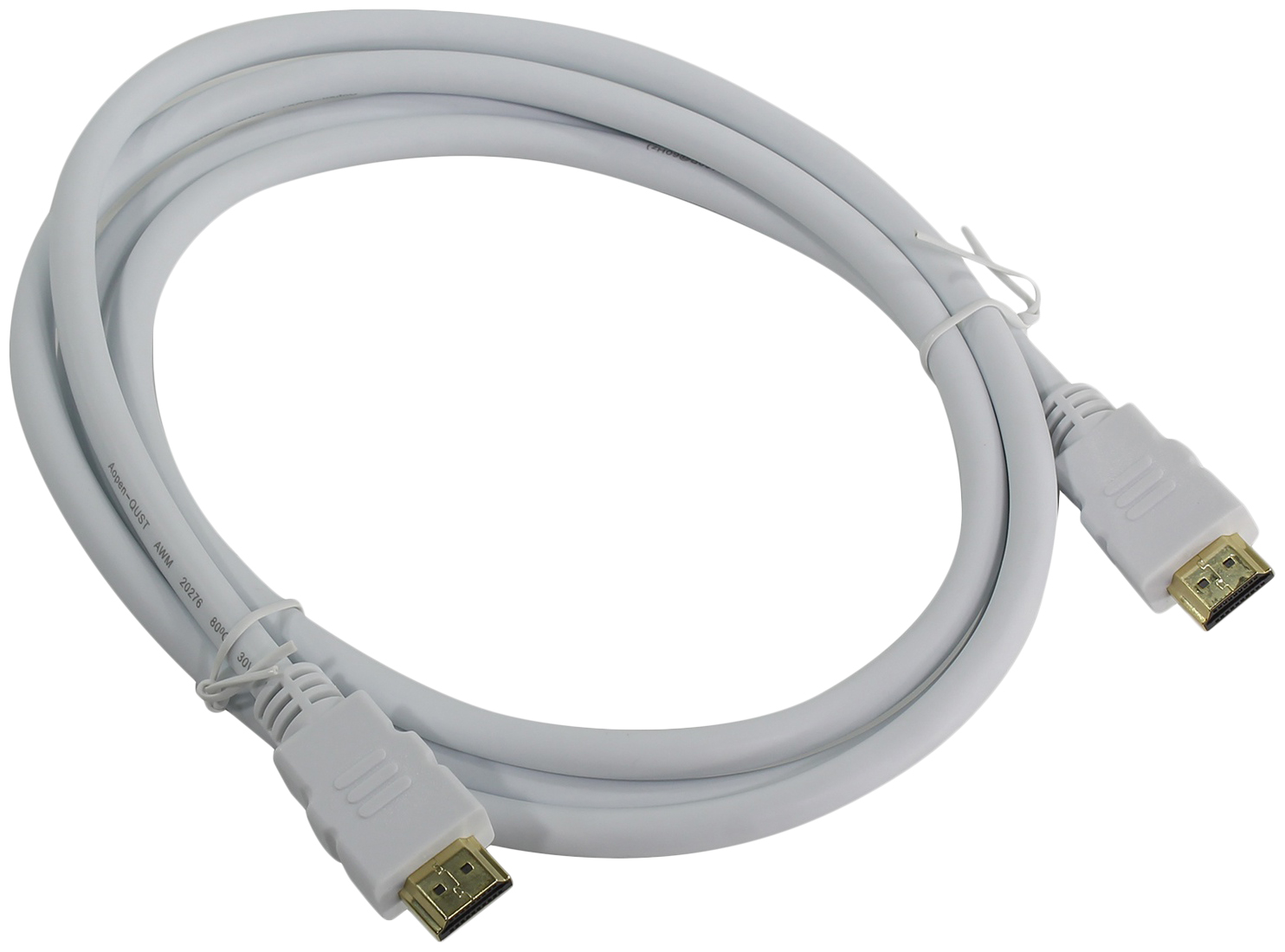Кабель Aopen HDMI - HDMI, 1,8м White (ACG711W)