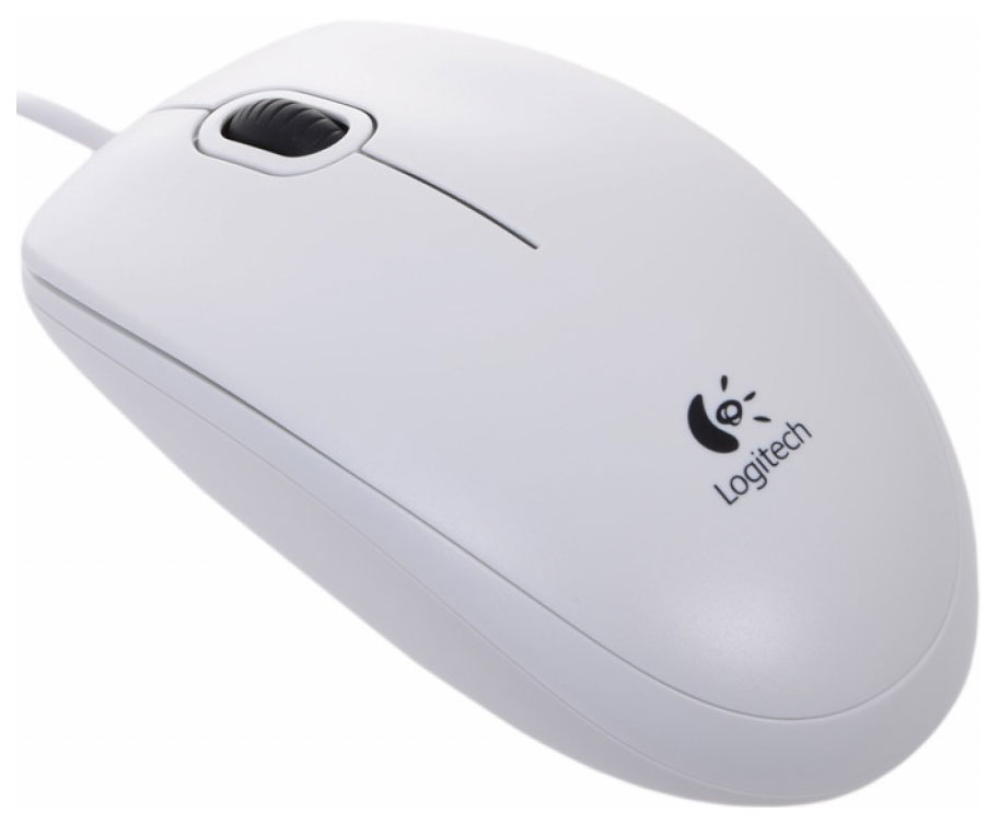 Мышь Logitech B100 White (910-003360)