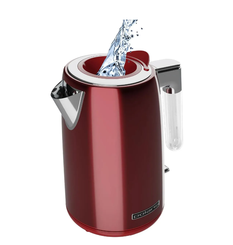 Чайник электрический Polaris PWK 1746CA Water Way Pro, красный