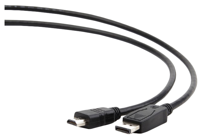 Кабель Cablexpert DisplayPort-HDMI, M-M 1м Black (CC-DP-HDMI-1M)