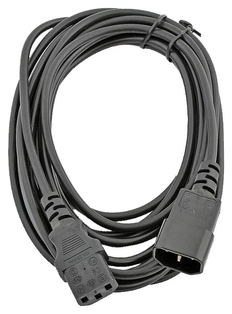 Кабель Gembird IEC 320 C13-IEC 320 C14, M-F 4,5м Black (PC-189-15)