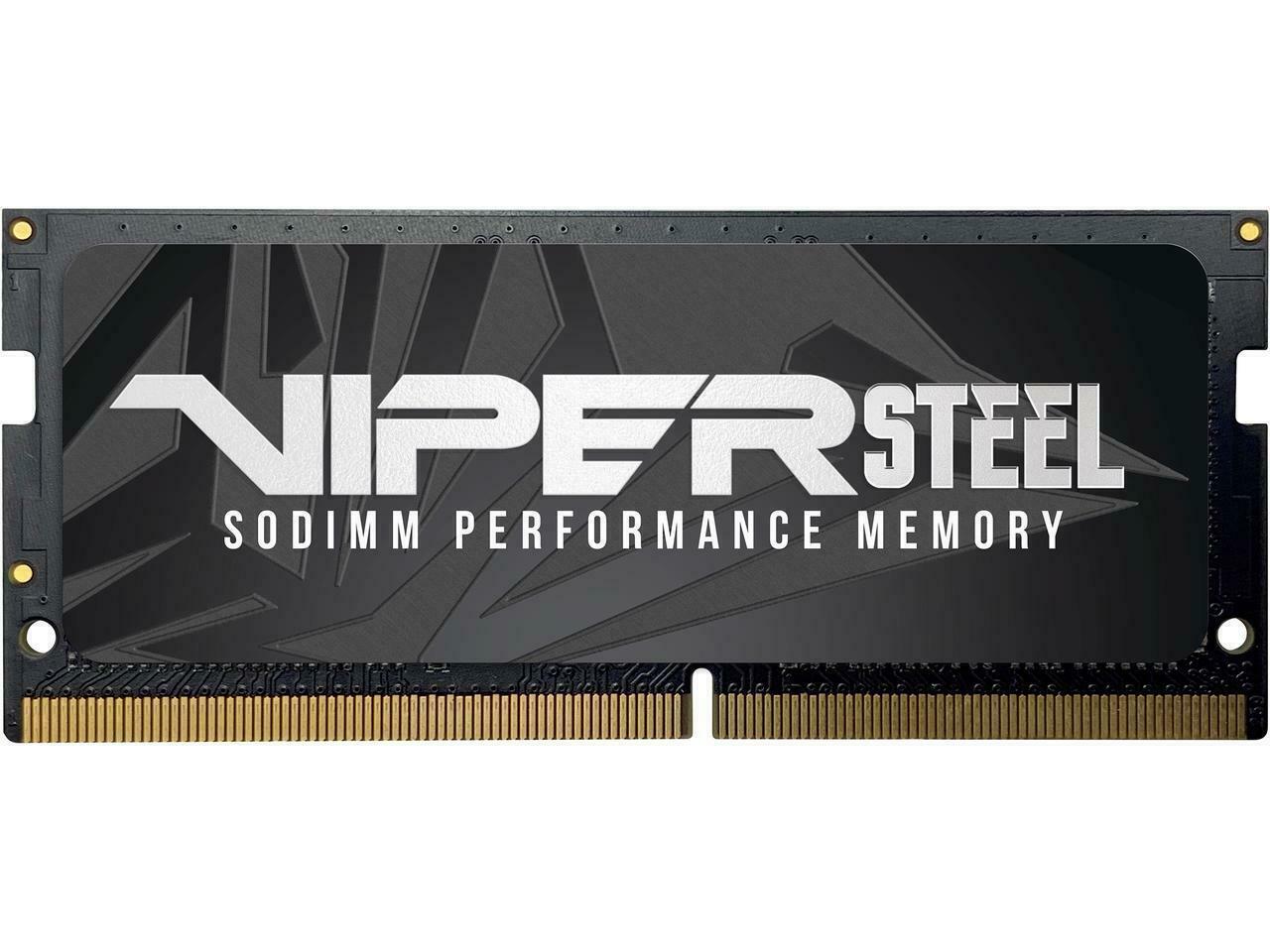 Оперативная память Patriot Viper Steel 8Gb DDR4 2666MHz SO-DIMM (PVS48G266C8S)