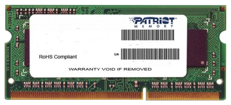 Оперативная память Patriot 4Gb DDR4 2400MHz SO-DIMM (PSD44G240081S)