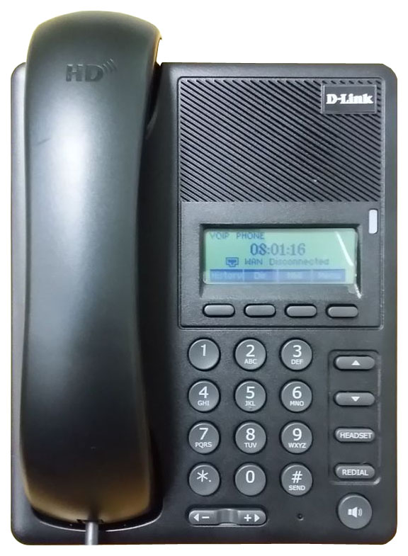 IP-телефон D-Link DPH-120SE/F1A Black