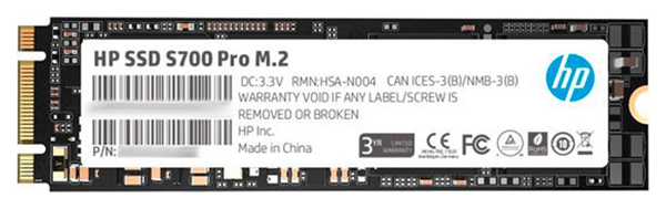 SSD накопитель HP S700 Pro M.2 2280 128 ГБ (2LU74AA)