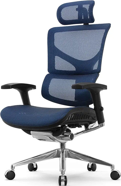 Удобное и прочное ортопедическое кресло для компьютера Expert Sail BL