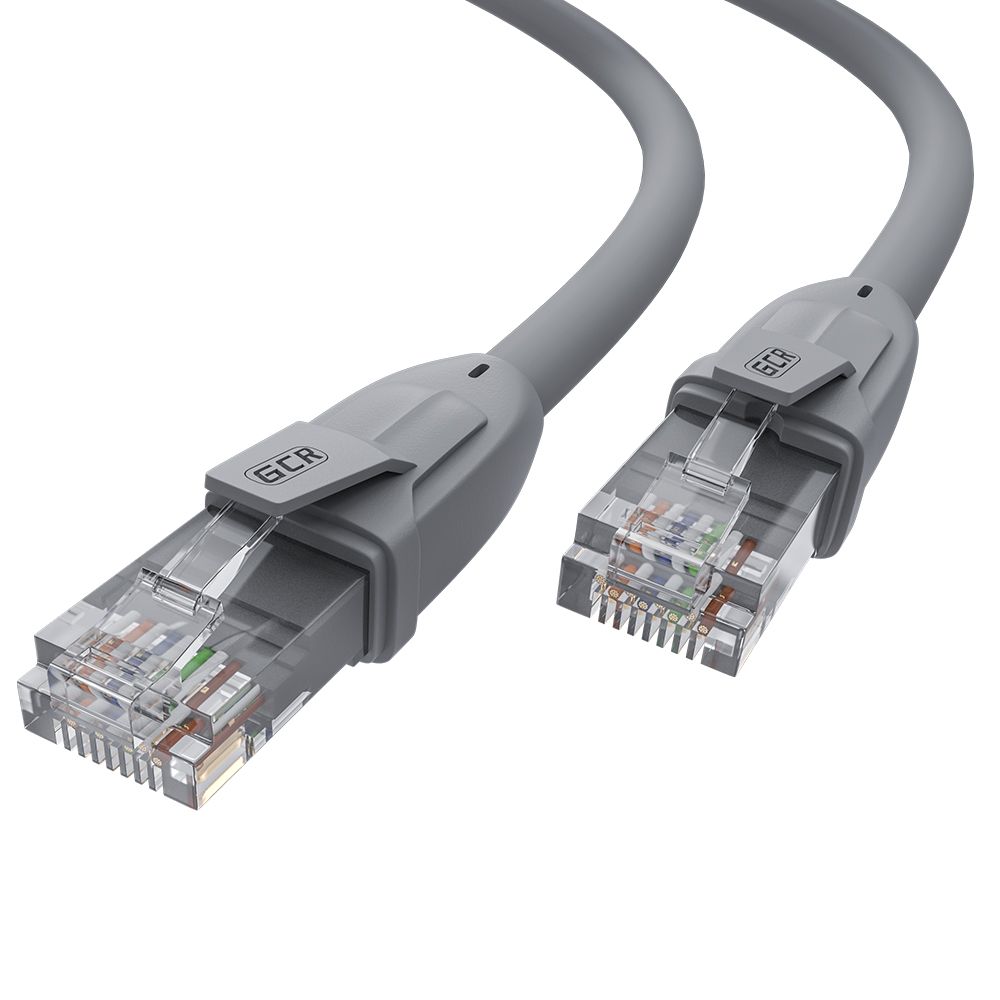 Кабель GCR RJ45-RJ45 M-M Grey GCR-52544