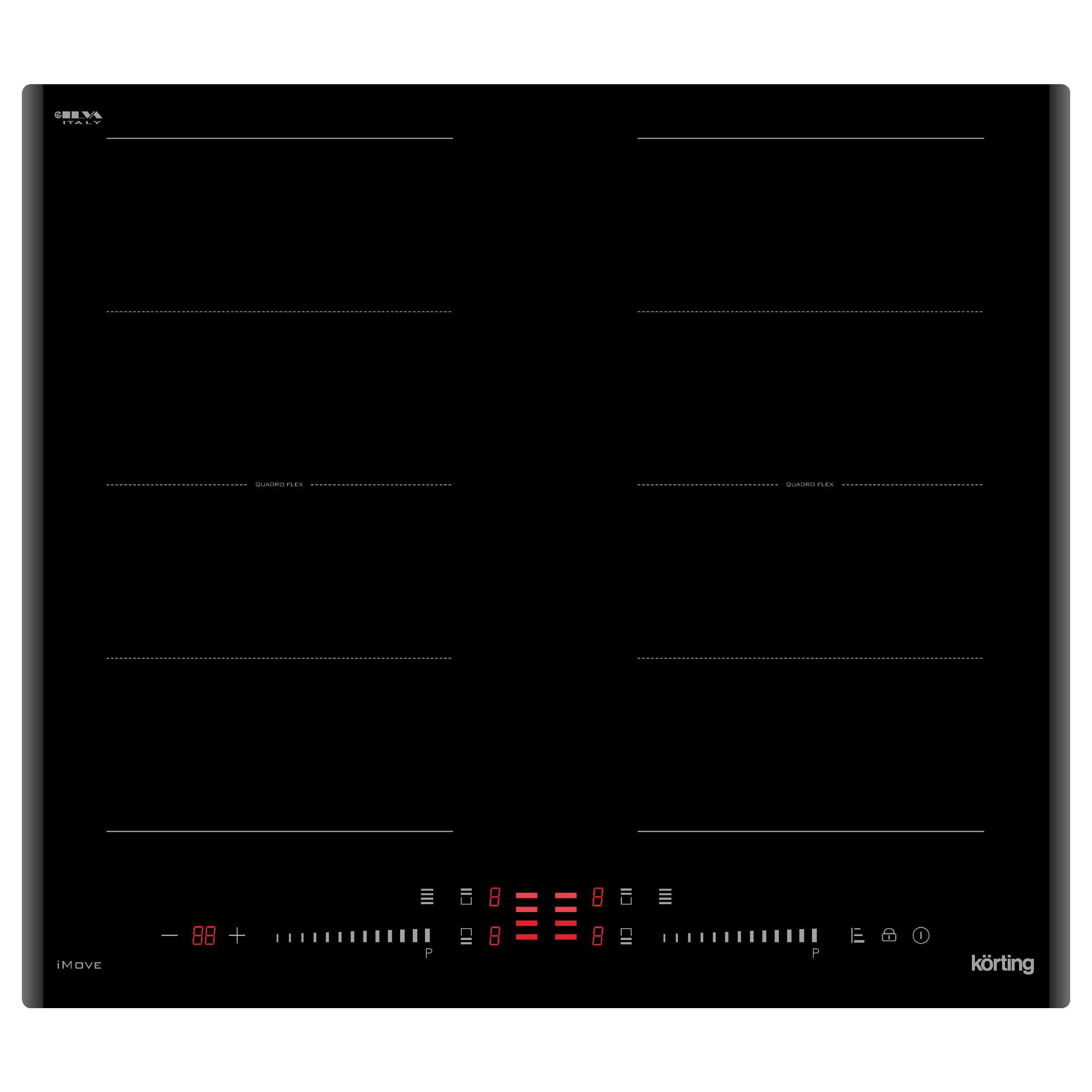 Встраиваемая варочная панель индукционная Korting HIB 68900 B iMove черная