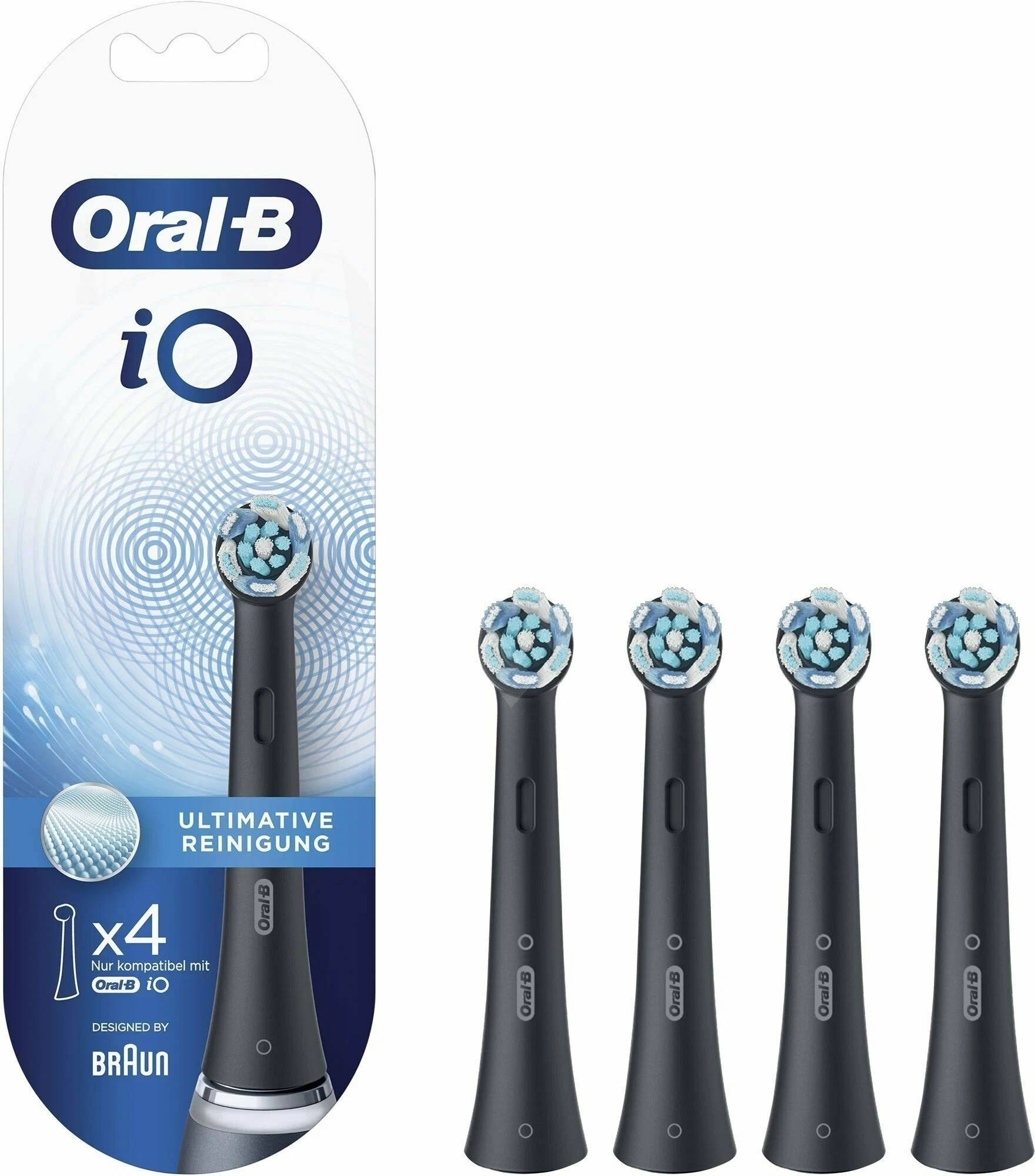 Насадка для электрической зубной щетки Oral-B iO, 4 шт.