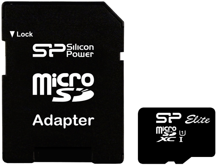Карта памяти Silicon Power Elite Gold microSDXC 64GB + адаптер (SP064GBSTXBU1V1GSP)
