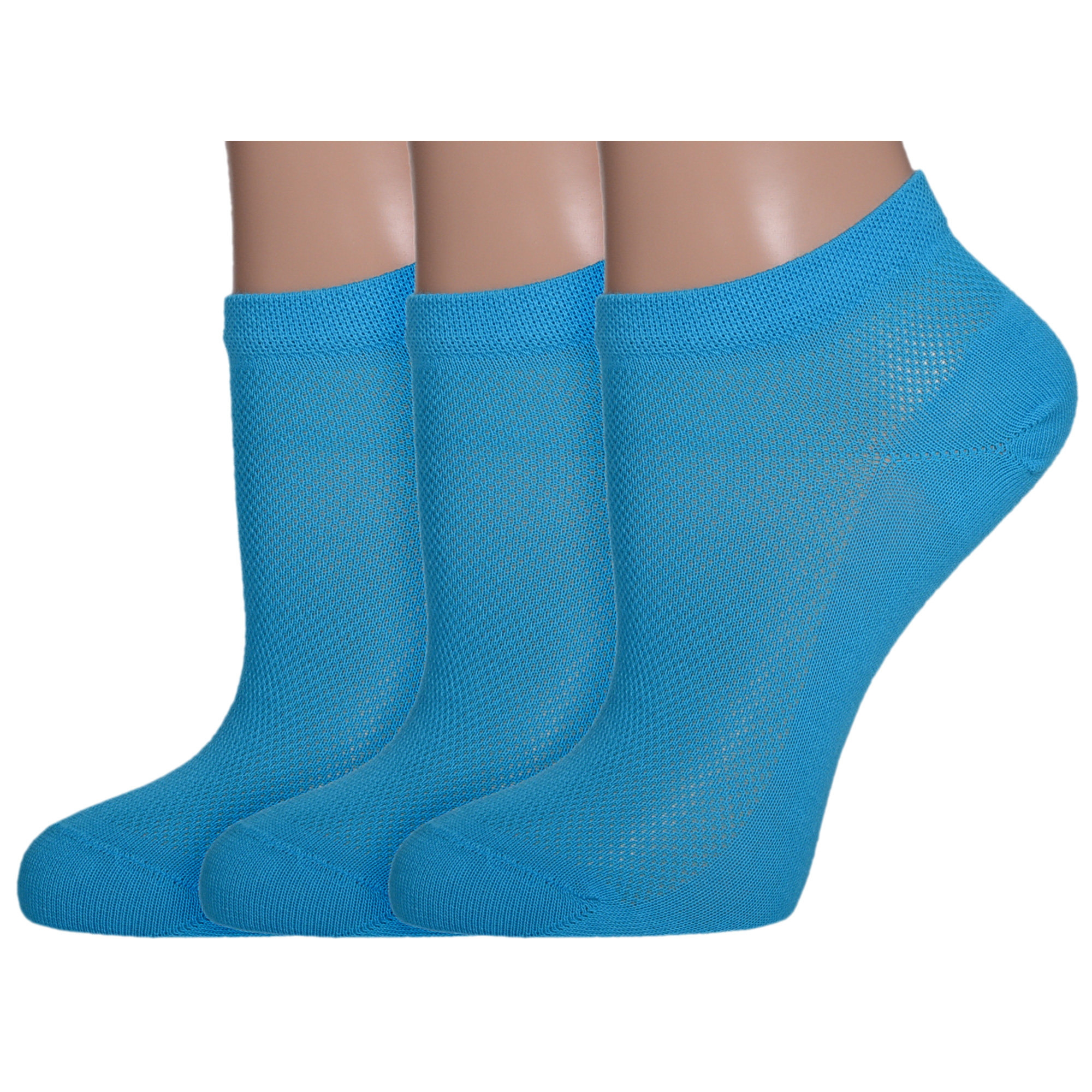 Комплект носков женских LorenzLine 3-Д8 бирюзовых 25