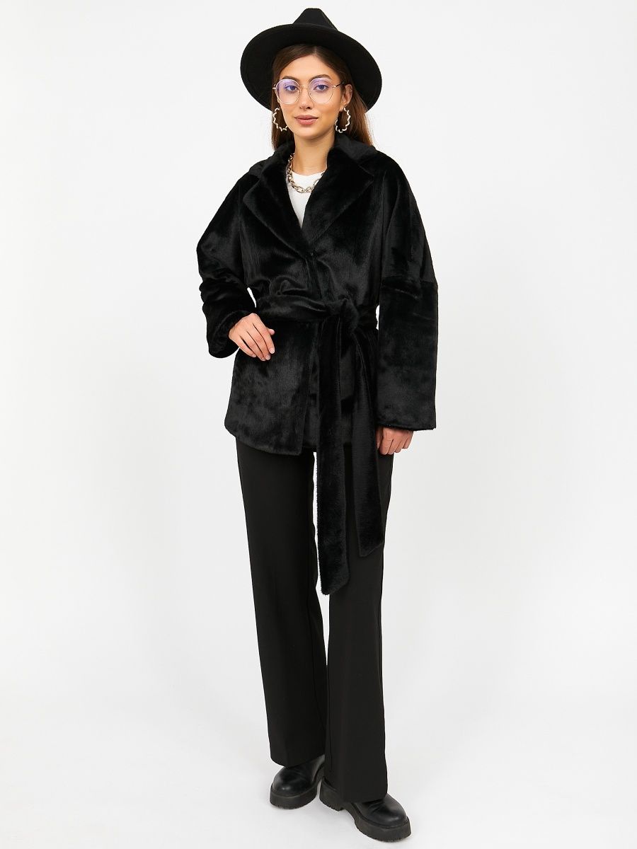 Пальто женское Louren Wilton 2208 черное 44 RU