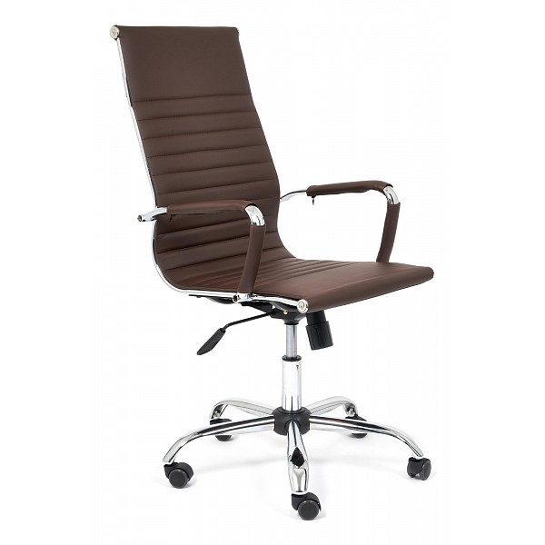 Кресло компьютерное офисное на колесиках Tetchair URBAN коричневый