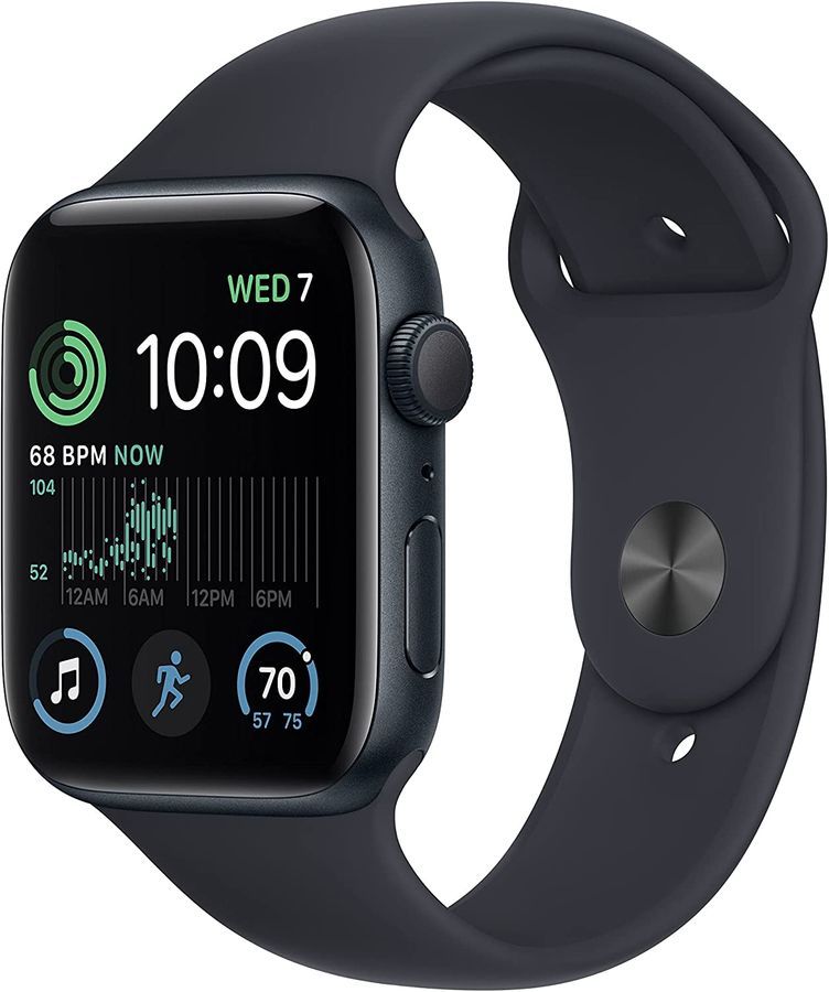 Смарт часы Apple Watch Series SE Gen 2 44мм Midnight Aluminum Case Black/Black