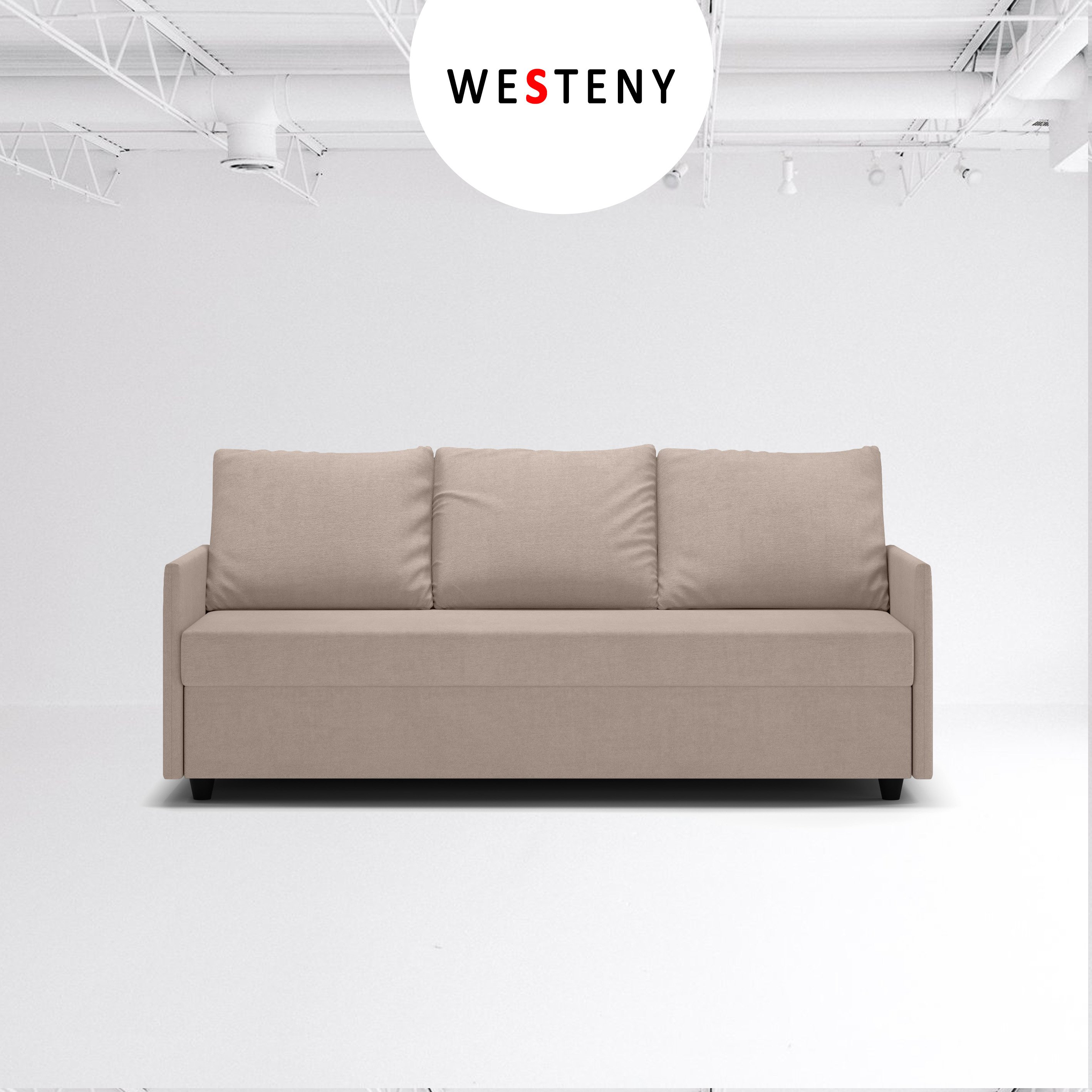 Прямой диван-кровать WESTENY ART-104-PR-B бежевый