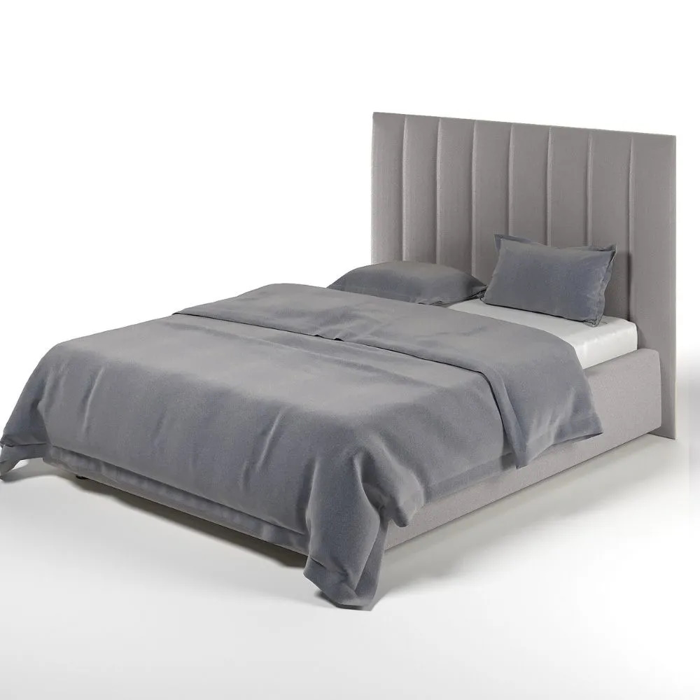 Двуспальная кровать Агат с ПМ, 160х200 см, ФОКУС- мебельная фабрика