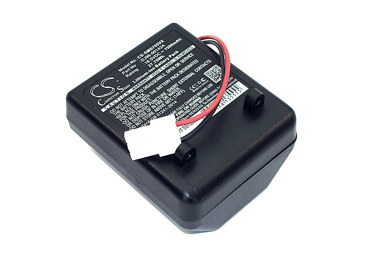 Аккумулятор для Samsung SS7550, SS7550m, SS7555, SSR200 (CS-SMS755VX) 18,5V 1500mAh Li-ion