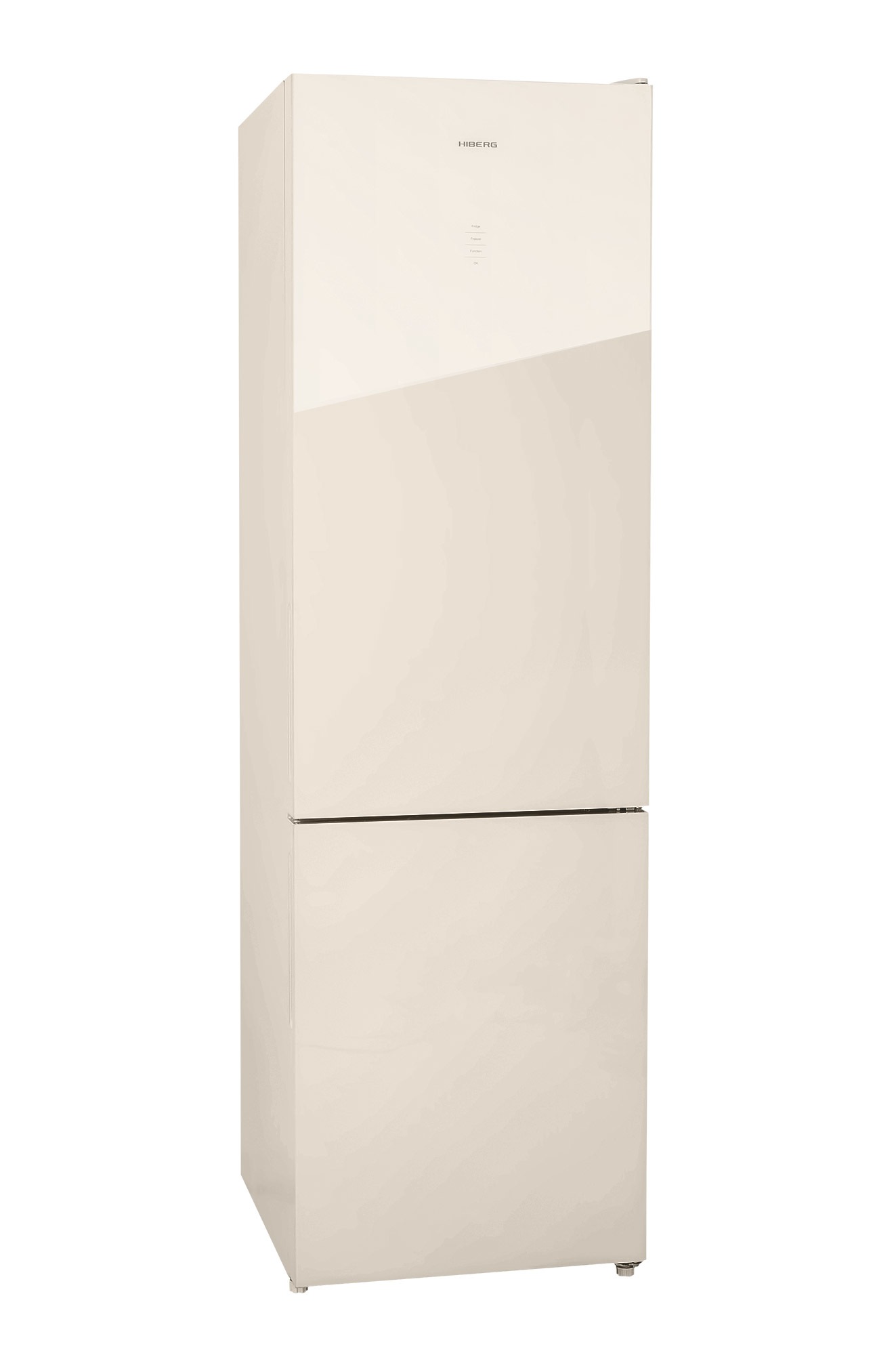 Холодильник Hiberg RFC-400DX NFGY бежевый