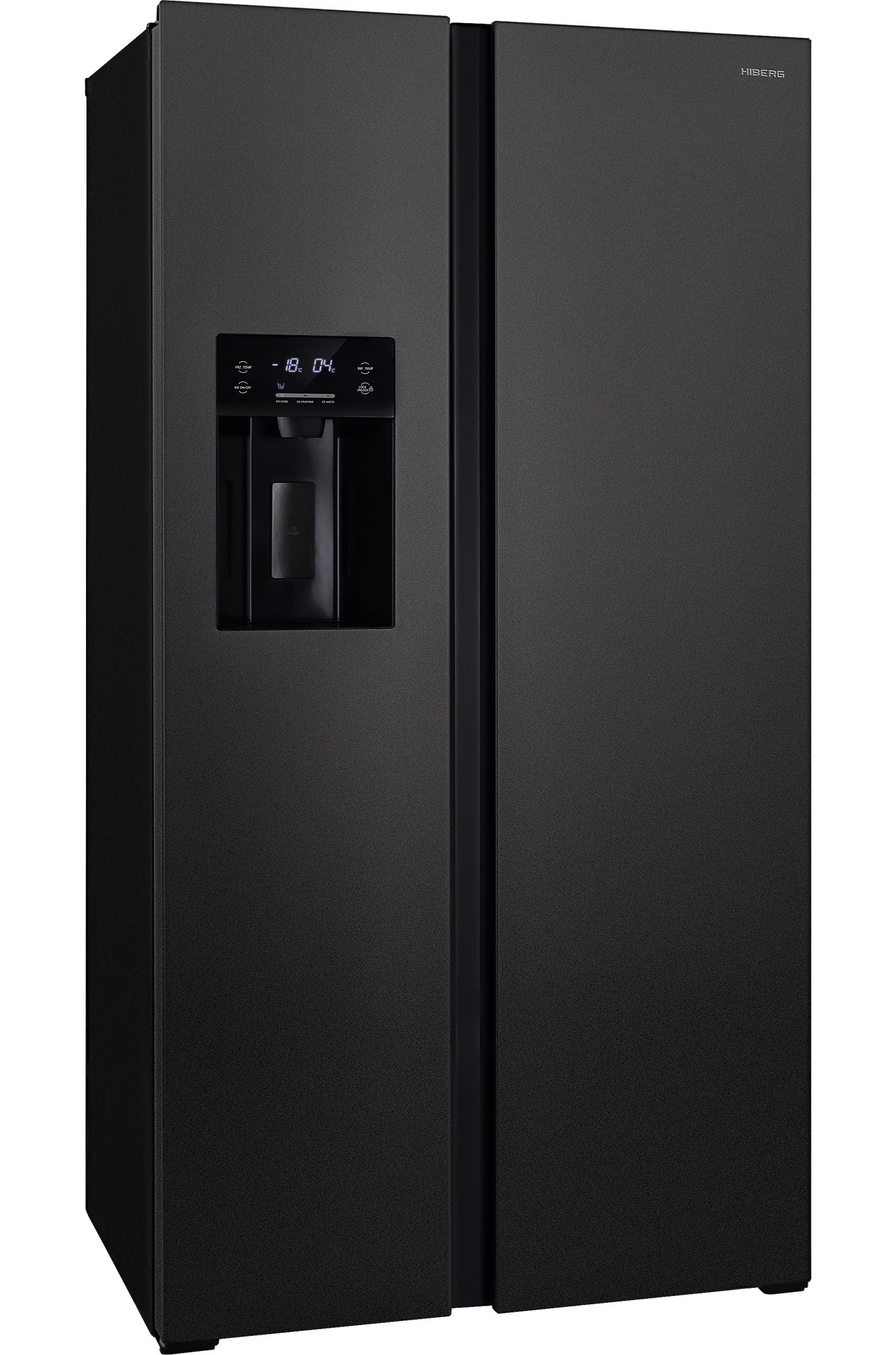 Холодильник Hiberg RFS-650DX NFB  черный
