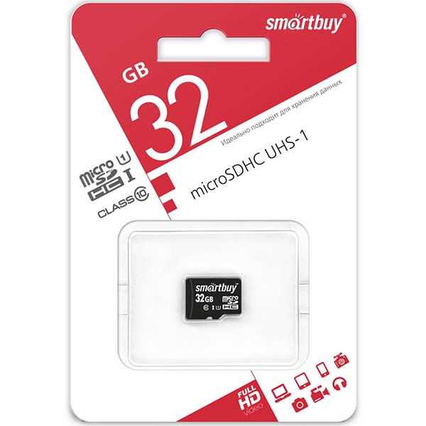 Карта памяти SmartBuy 32GB microSDHC Class10