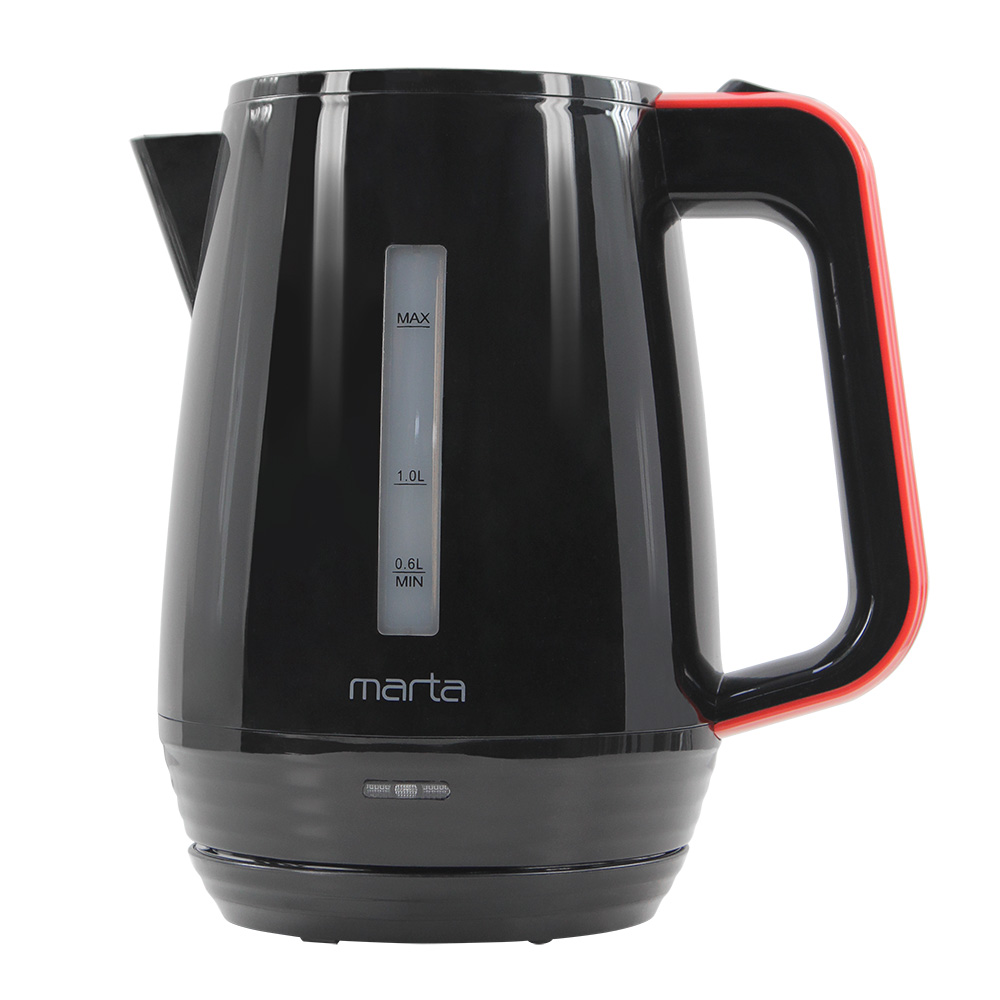 Чайник электрический Marta MT-4635 1.8 л красный, черный