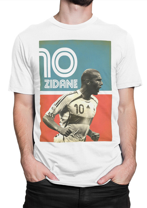 Футболка мужская DreamShirts Studio Футболист Зинедин Зидан 365-zidane-2 белая L