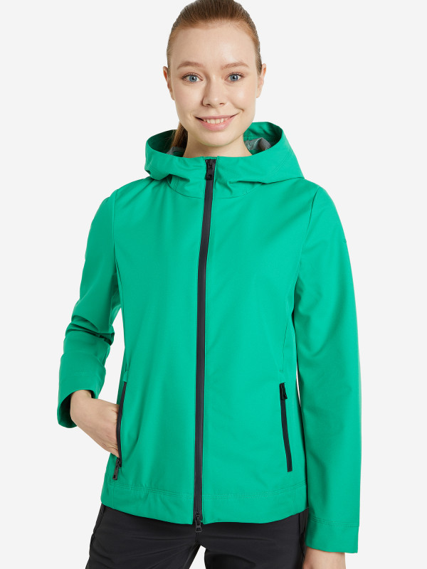 Куртка женская GEOX W3520FT2975 зеленая 46 EU