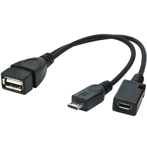 Переходник micro usb - usb Cablexpert 0.15 м черный