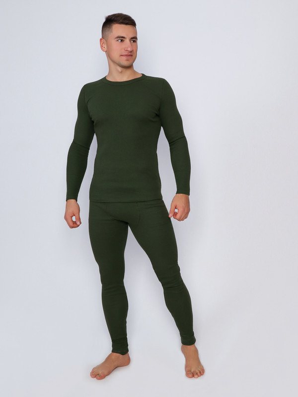 Комплект домашний мужской Fashion Margo КМ001 зеленый 48 RU