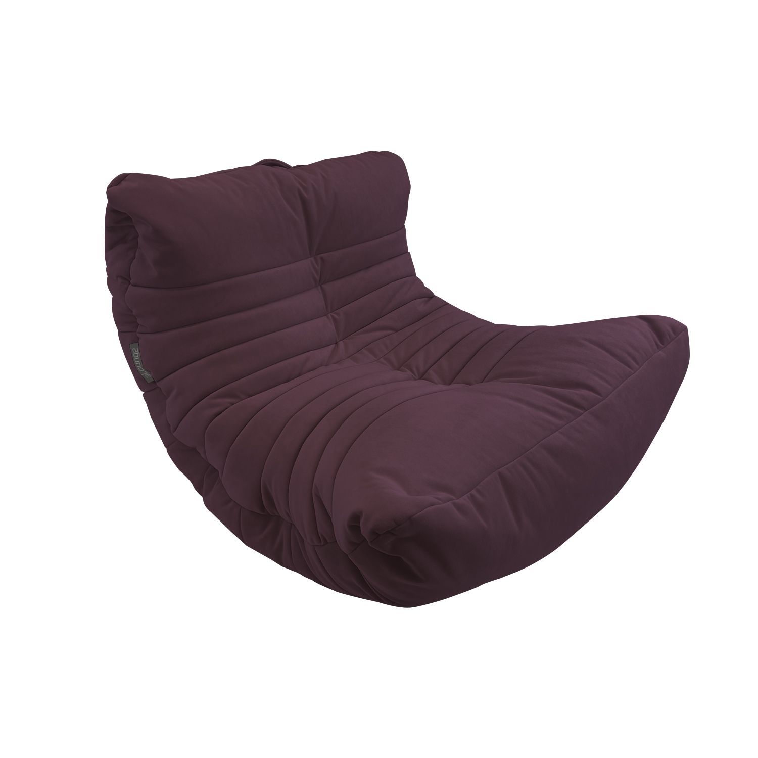 Кресло-мешок нового формата aLounge - Acoustic Sofa - Aubergine Dream (велюр, фиолетовый)