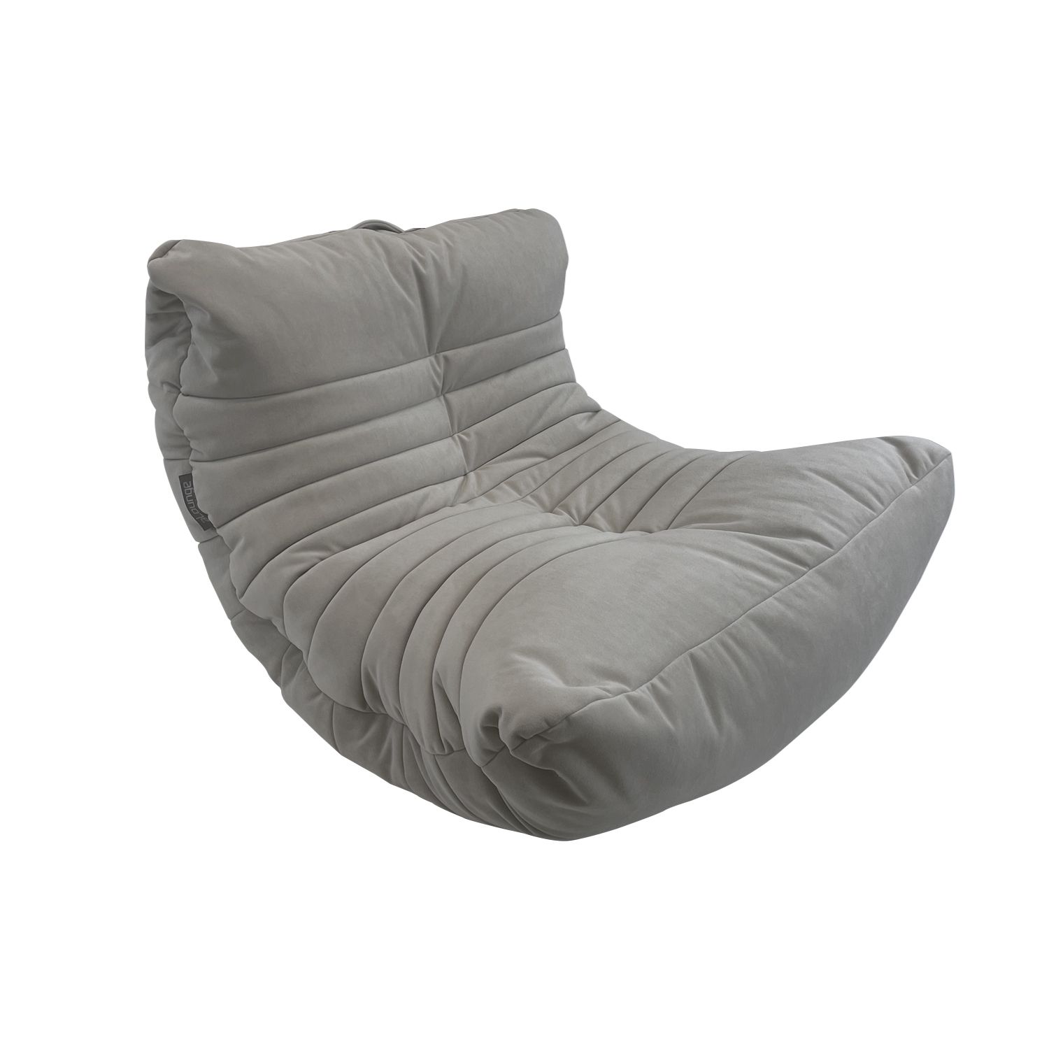 Кресло-мешок нового формата aLounge - Acoustic Sofa - Tundra Spring (велюр, светло-серый)