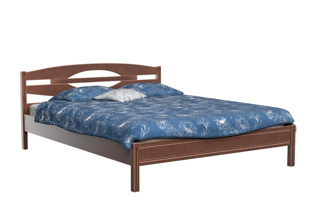Кровать Дримлайн Валенсия ясень-беленый дуб 150х195