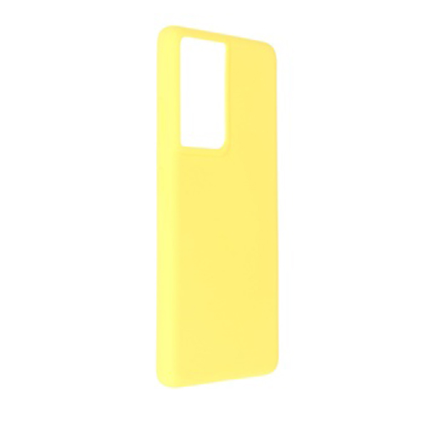 Чехол для Samsung S10 Lite SILICONE COVER желтый